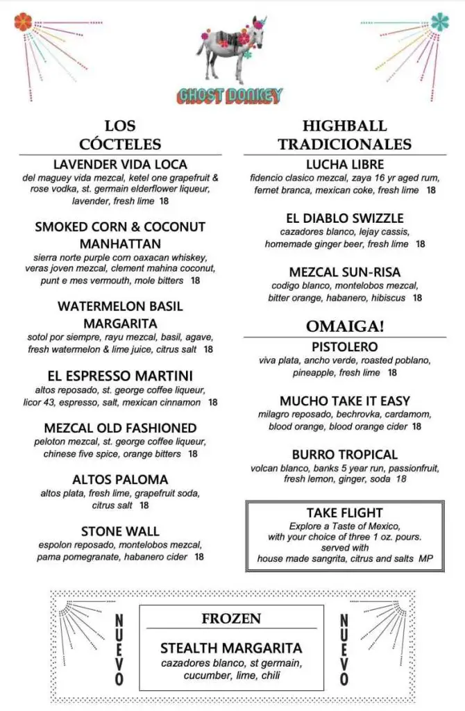 Ghost Donkey: How To Find It, Dress Code, Menu (Hidden Vegas ...