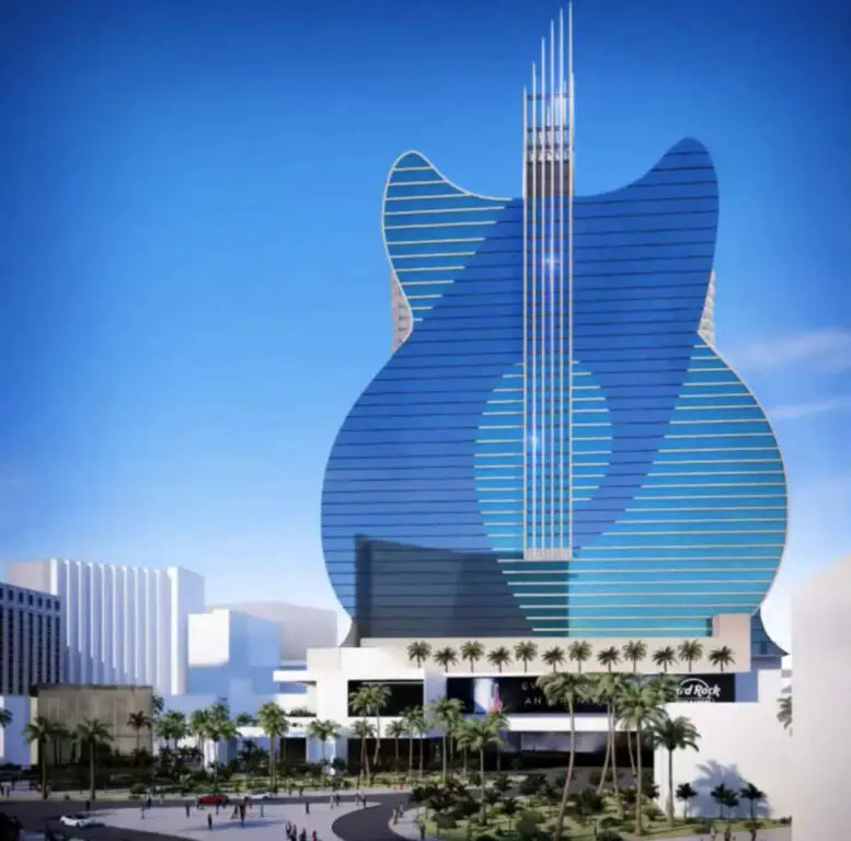 Hard Rock's Guitar Tower Gets County OK: Las Vegas Strip's Coming ...